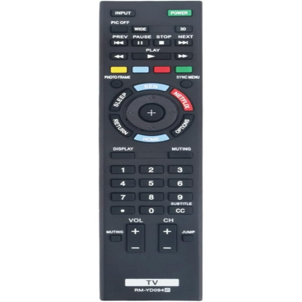 RM-YD094 Infared Remote Control Replace for Sony TV KDL-50R550A KDL-60R550A KDL-70R550A KDL ...