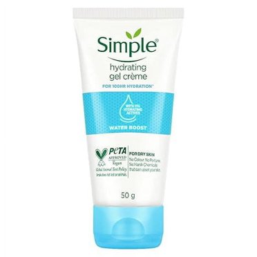 Simple Hydrating Booster Water Boost Skin Quench Sleeping Cream, 1.7 oz ...