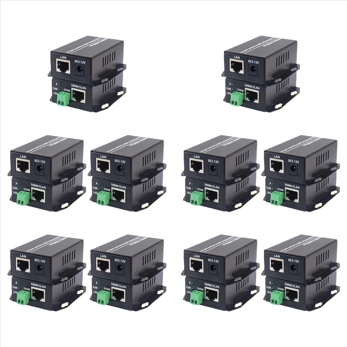 20X Ethernet over Twisted Pair Converter -Ethernet Extender over ...