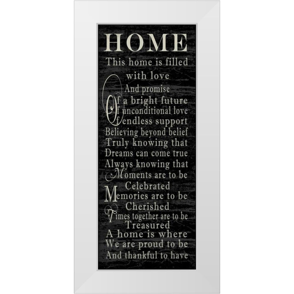 Wolk, Lisa 8x14 White Modern Wood Framed Museum Art Print Titled - Home ...