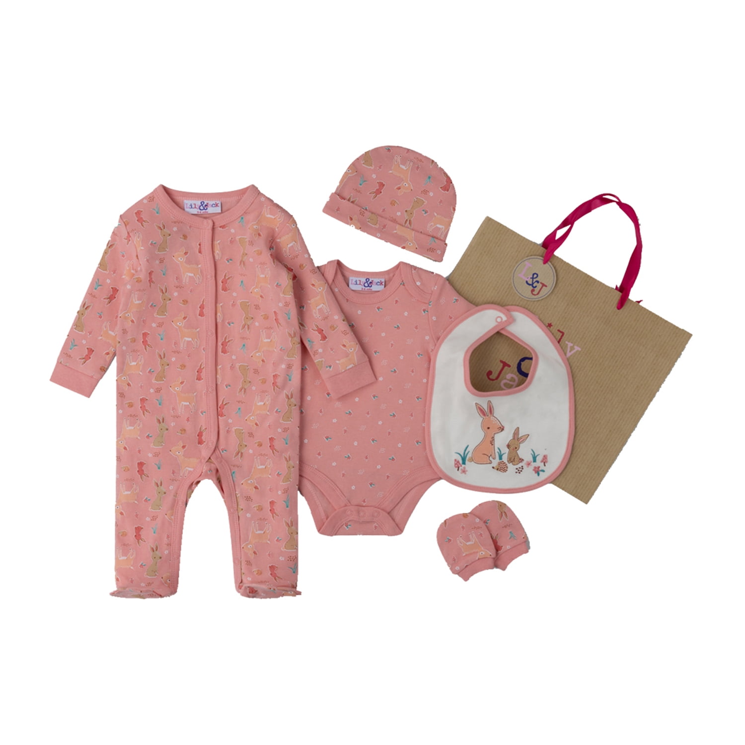 Click here for Lily And Jack Forest Friends 5-Piece Layette Set -... prices