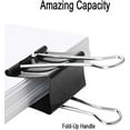 Heavy Duty XL Extra Large Binder Clips, 2 inch Jumbo, 24 Pack, Big ...