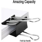 Heavy Duty XL Extra Large Binder Clips, 2 inch Jumbo, 24 Pack, Big ...