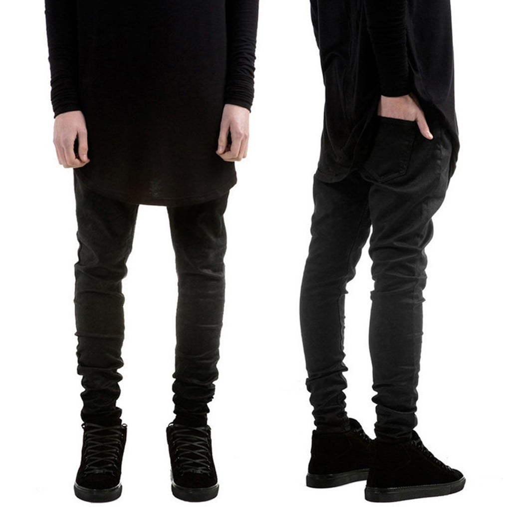 Click here for Egnmcr Jeans For Men  Mens Elastic Waist Loose Fit... prices