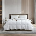 Serta TENCEL™ Lyocell and Cotton Blend Feather and Down All Seasons Comforter - Full/Queen ...