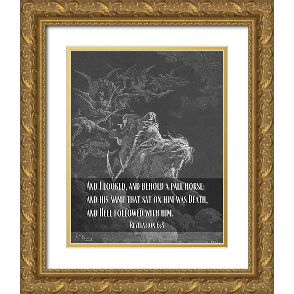 ArtsyQuotes 20x24 Gold Ornate Wood Framed with Double Matting Museum ...