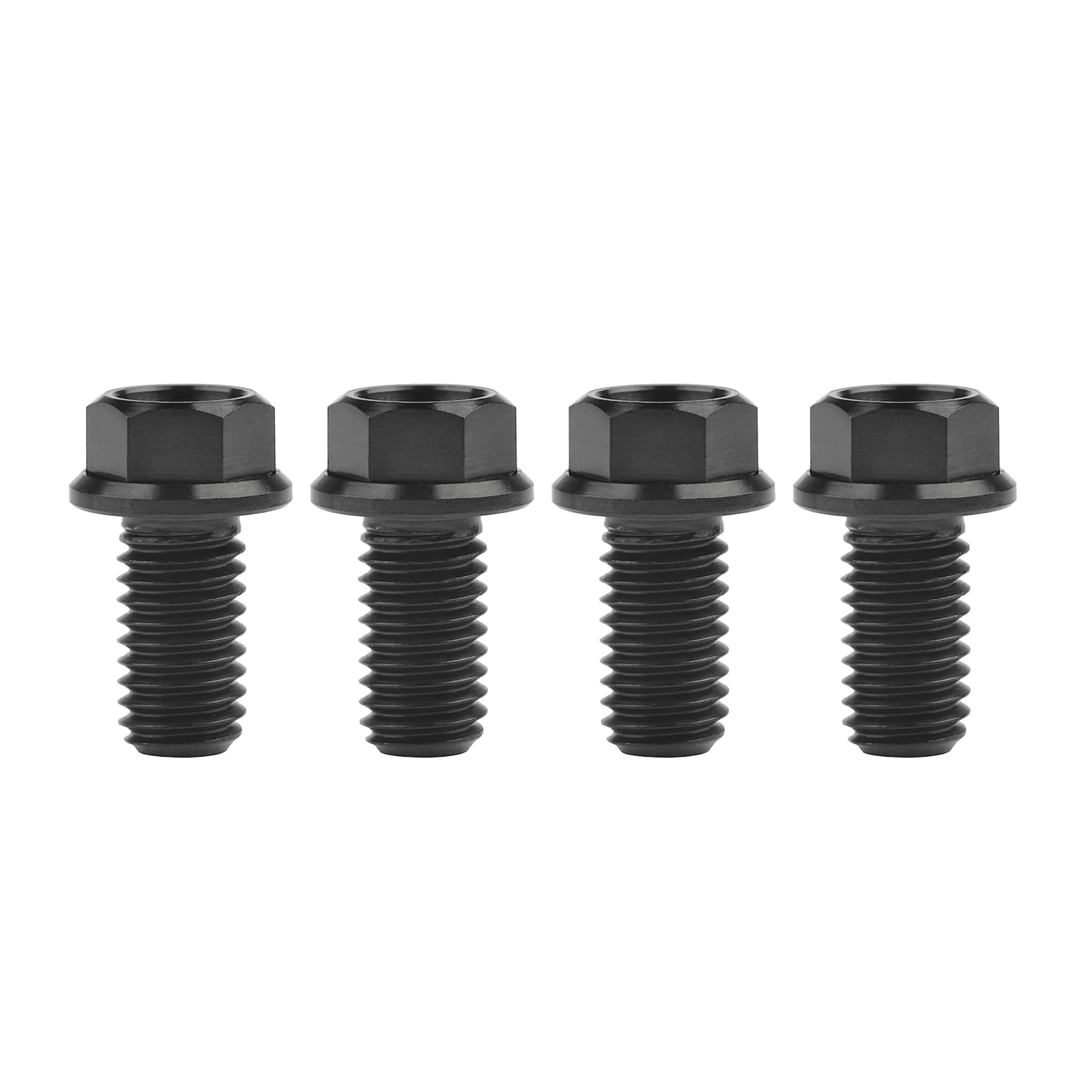 Wanyifa Titanium Hex Small Flange Head Bolt M8 15 20 25 30 35 40 45 50 55mm x1.25mm,M8x20mm ...