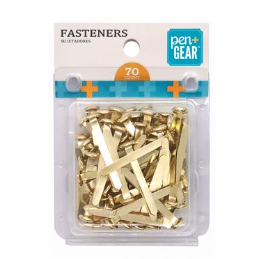 ACCO Self-Adhesive Paper File Fasteners, 2" Capacity, 100 Count ...