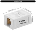RJ45 Female to Female Cat6 Cat6A Cable Joiner Unshielded for Networking ...