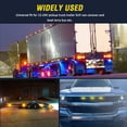 AUTOXBERT 3-LED Trailer Side Marker Lights Amber Clearance for Truck ...