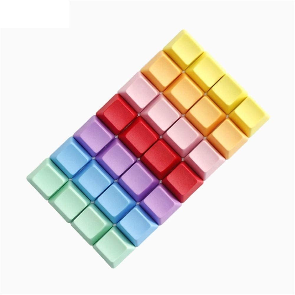 Keycaps 4pc No Letter Thicken Mechanical Keyboard Keycaps Colorful R1 ...