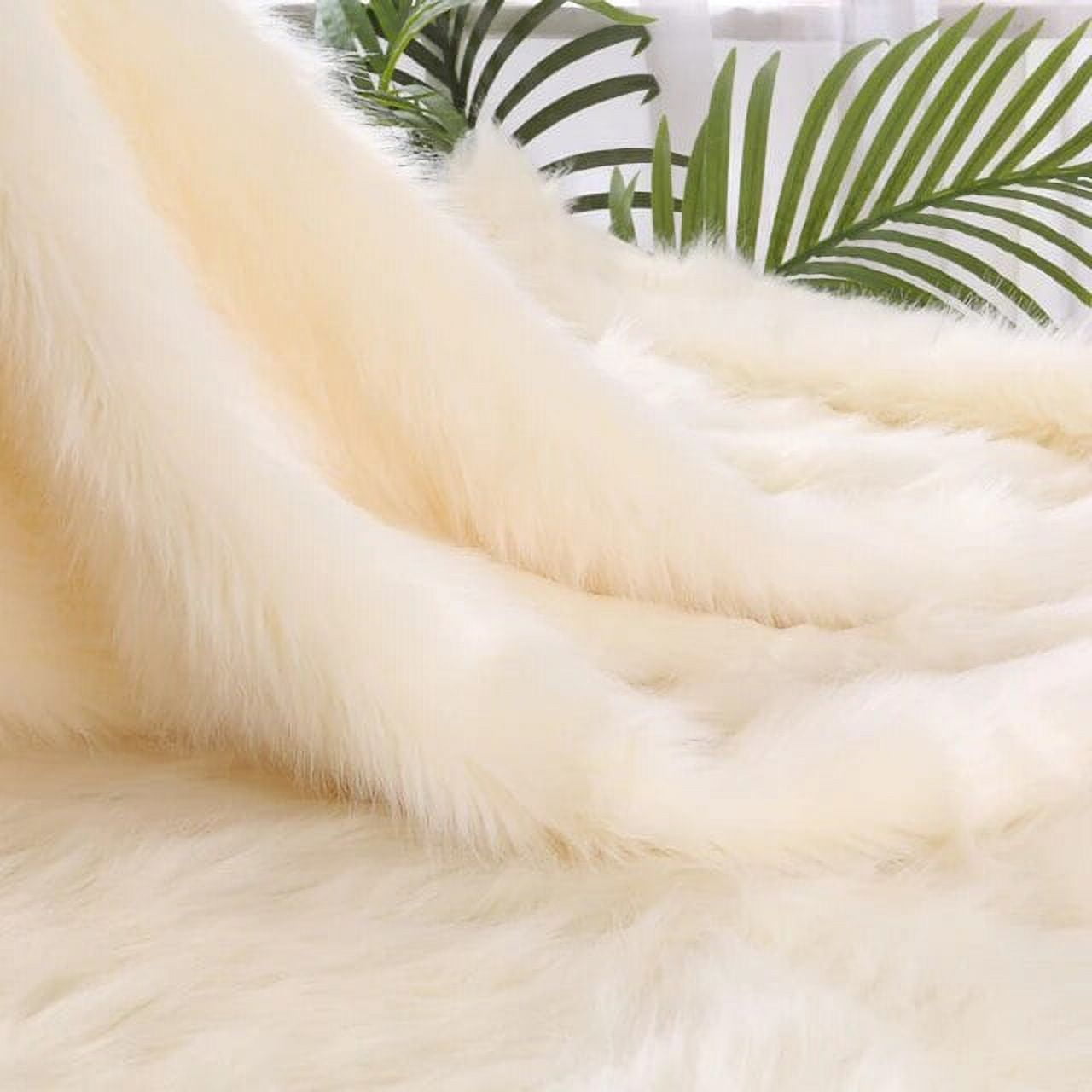 Click here for Unbranded 50cm Slippery Faux Fox Fur Fabric 5cm Lo... prices