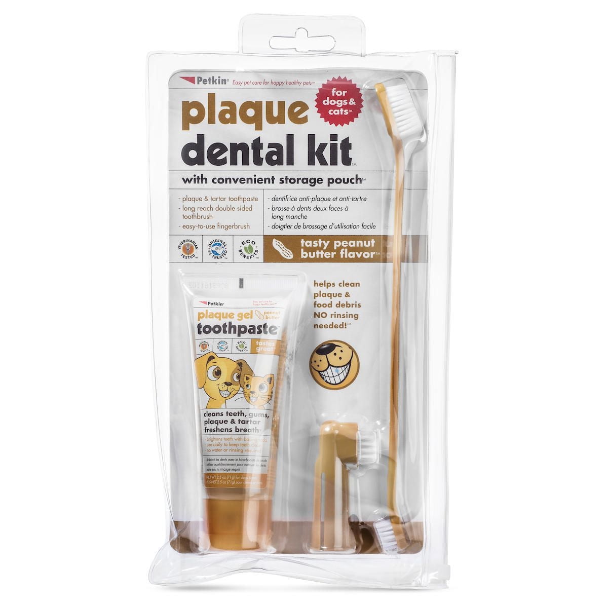 Click here for Petkin Plaque Dental Kit Peanut Butter prices