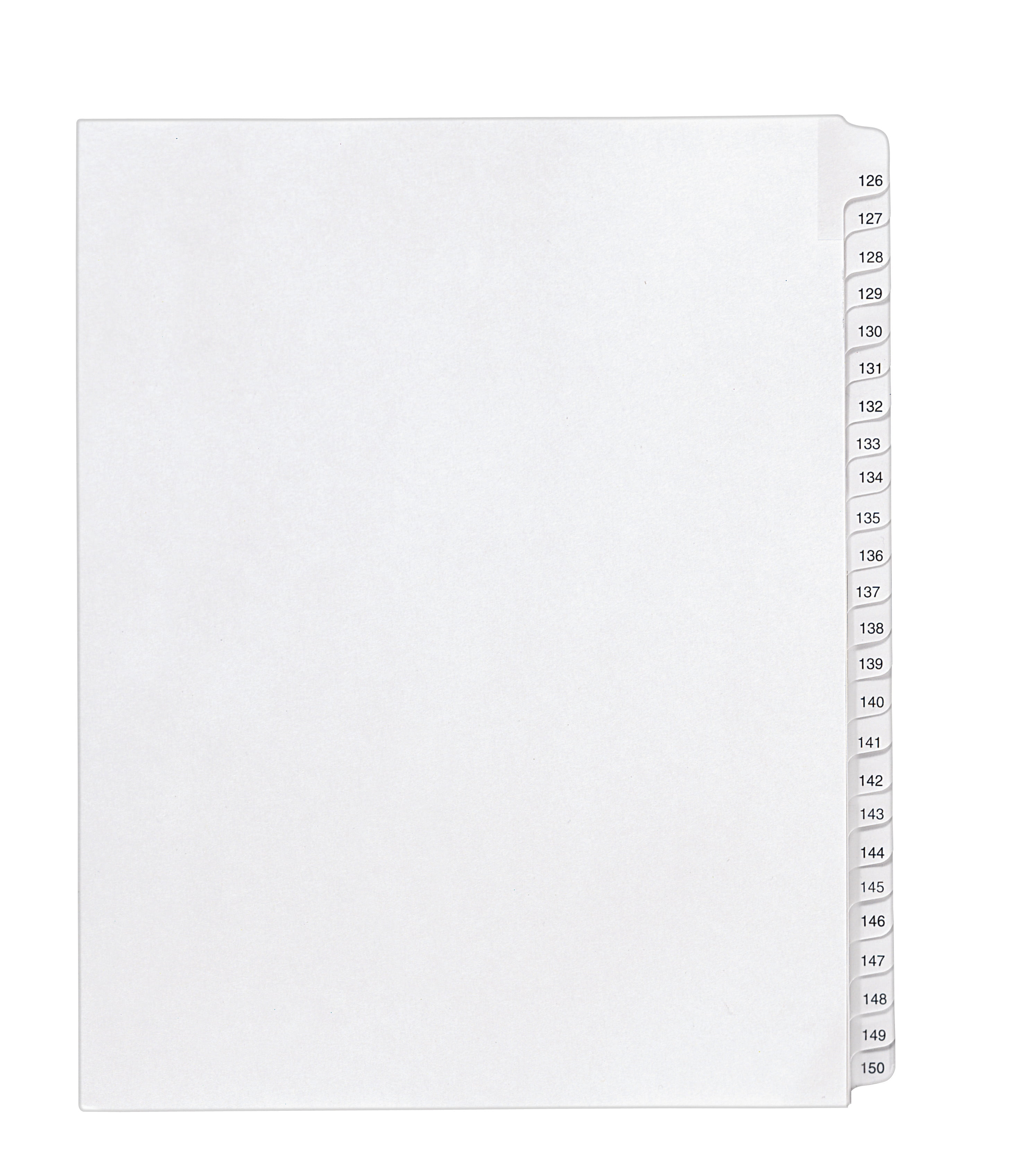 Avery Collated Legal Dividers Allstate Style, Letter Size, 126-150 Tab ...