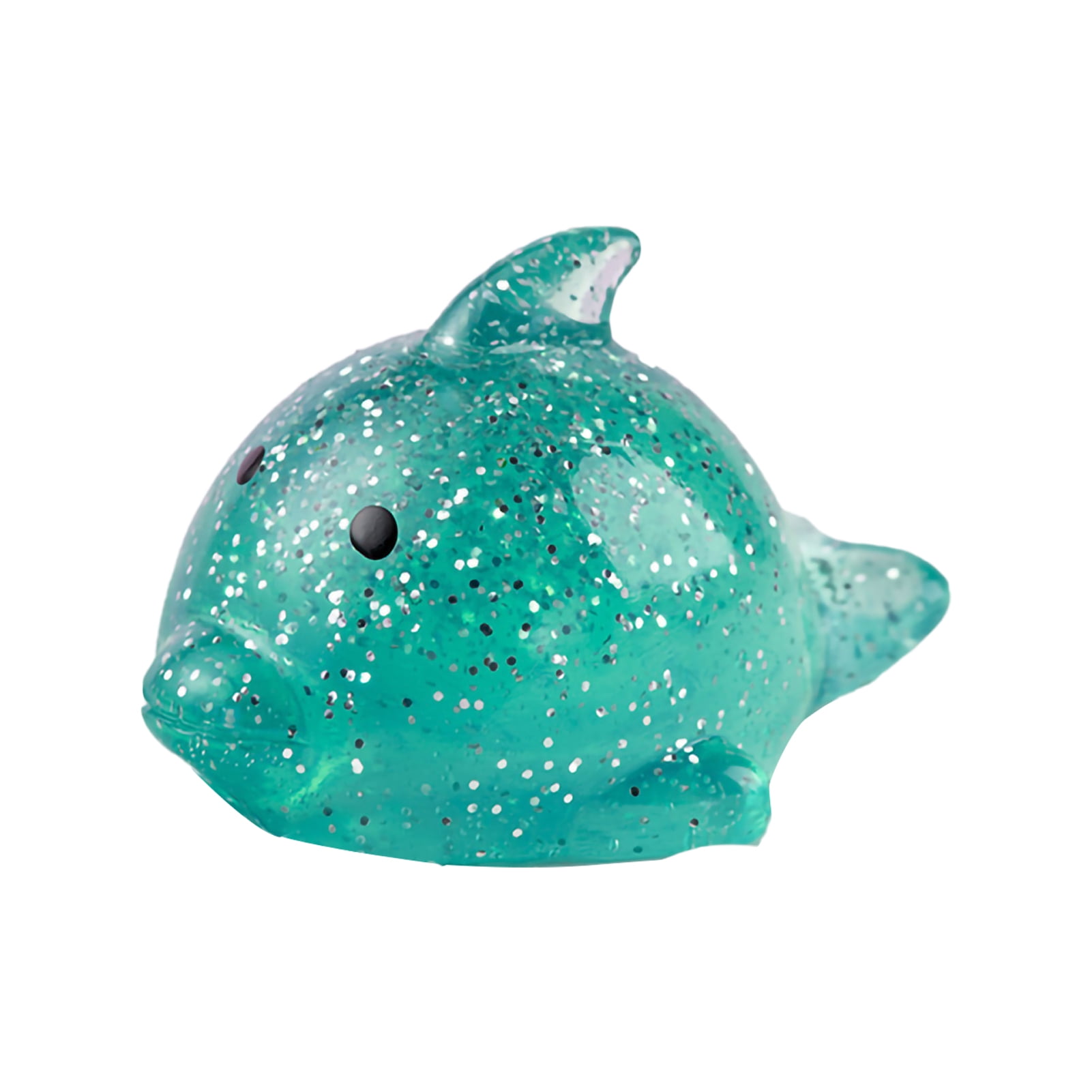 UDIYO Animal Squishes Toy Glitter Sequins Rabbit Chick Dolphin Whale ...