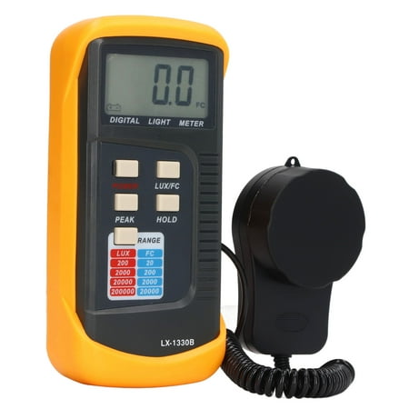 Digital LX Meter, Quick Response Auto Zeroing Digital Illuminance Meter ...