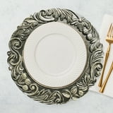 SILVER CHARGER PLATE 14" - Walmart.com