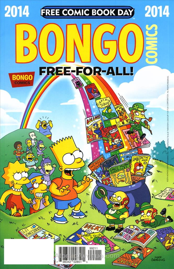 Bongo Comics Free-For-All! FCBD #2014 VF ; Bongo Comic Book - Walmart.com