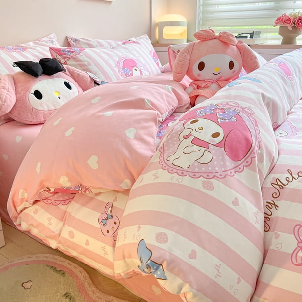 Miniso Sanrio Hello Kitty Kuromi Cinnamoroll algodón puro de tres ...