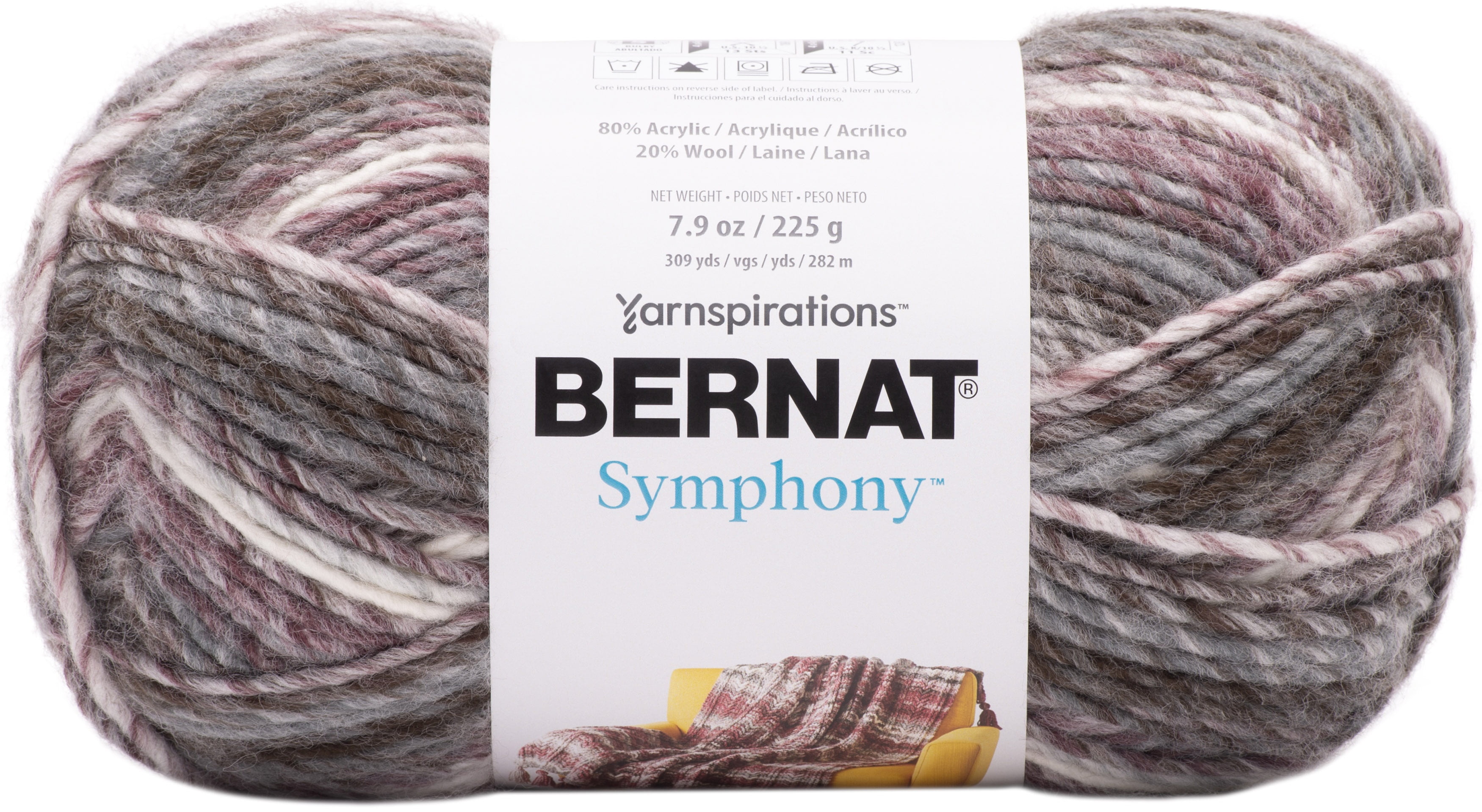 Bernat Symphony Yarn-Pebbles - Walmart.com