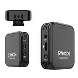 SYNCO G1TL 2.4G Wireless Microphone System Including Clip-on Mic + Mini Receiver with 2 ...