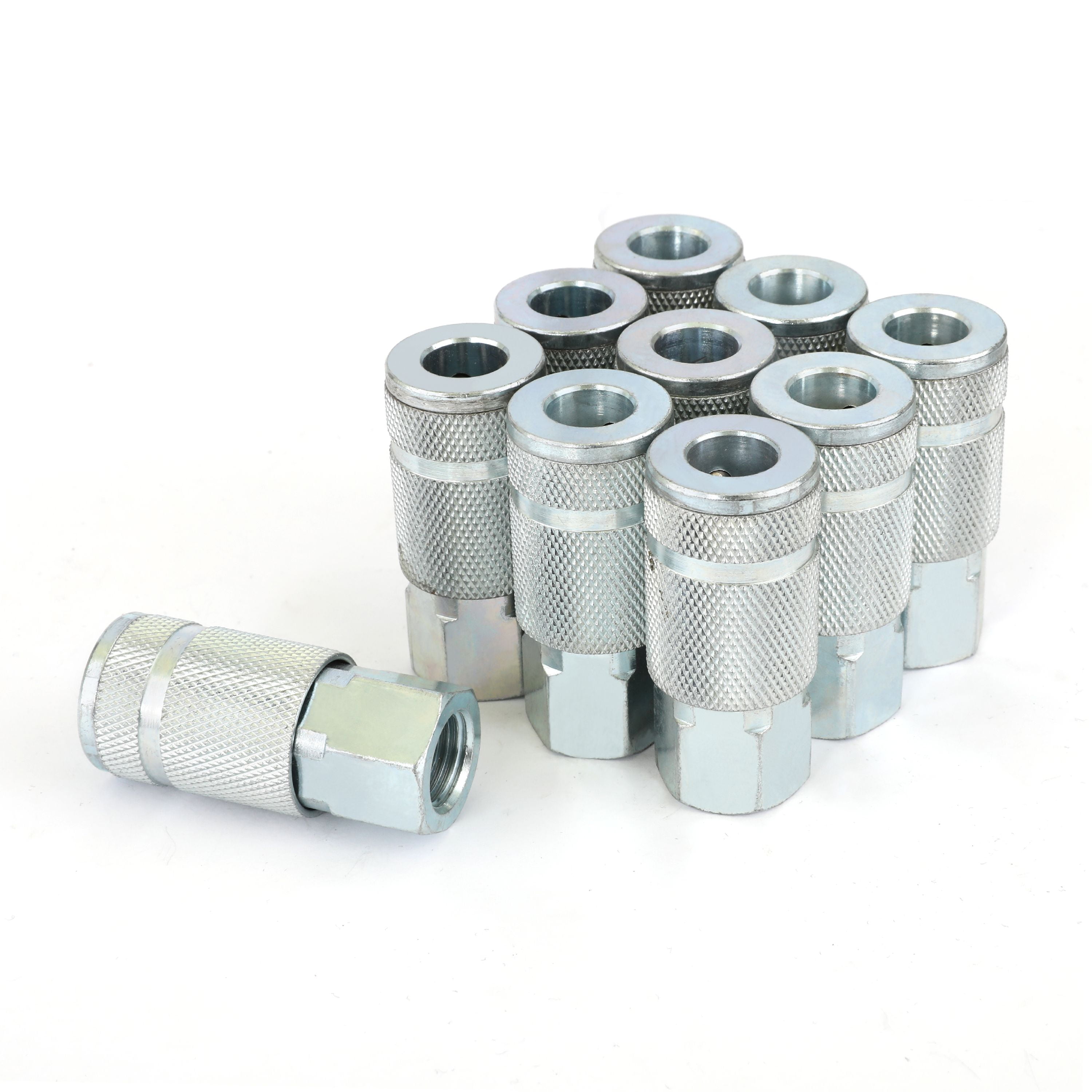 WYNNsky Air Tools Fittings Zinc-Plated Steel Air Coupler ARO Type with ...