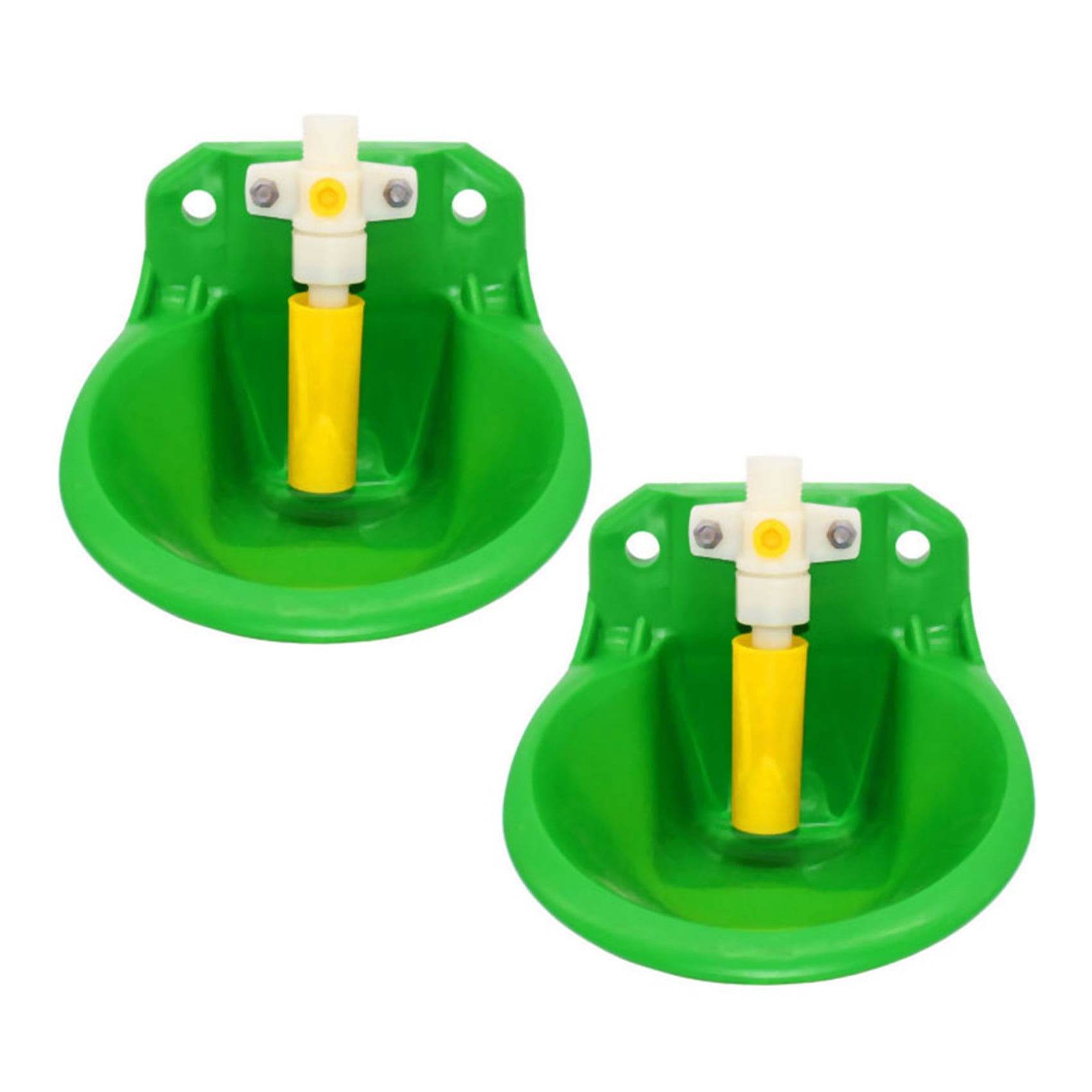 2X Automatic Goat Sheep Waterer Bowl Cow Cattle Feeder Plastic Drinking ...