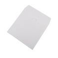 Maxtek 100 Pack Premium White Paper CD/DVD Sleeves with 4-Inch Clear ...