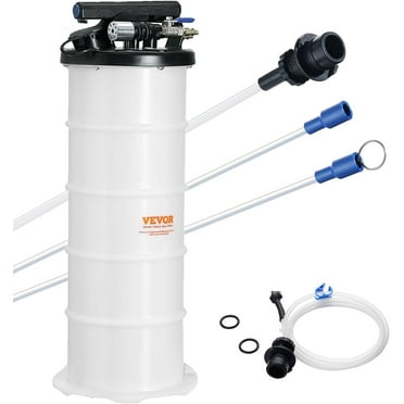 VEVOR 6.5L/15L Pneumatic/Manual Fluid Extractor with Suction Hose Oil Changer Pump for ...
