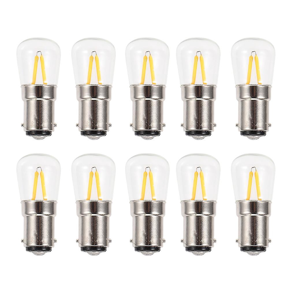 10 Pack B15 1.5W AC 230V Mini LED Bulbs Short Filament Dimmable for ...