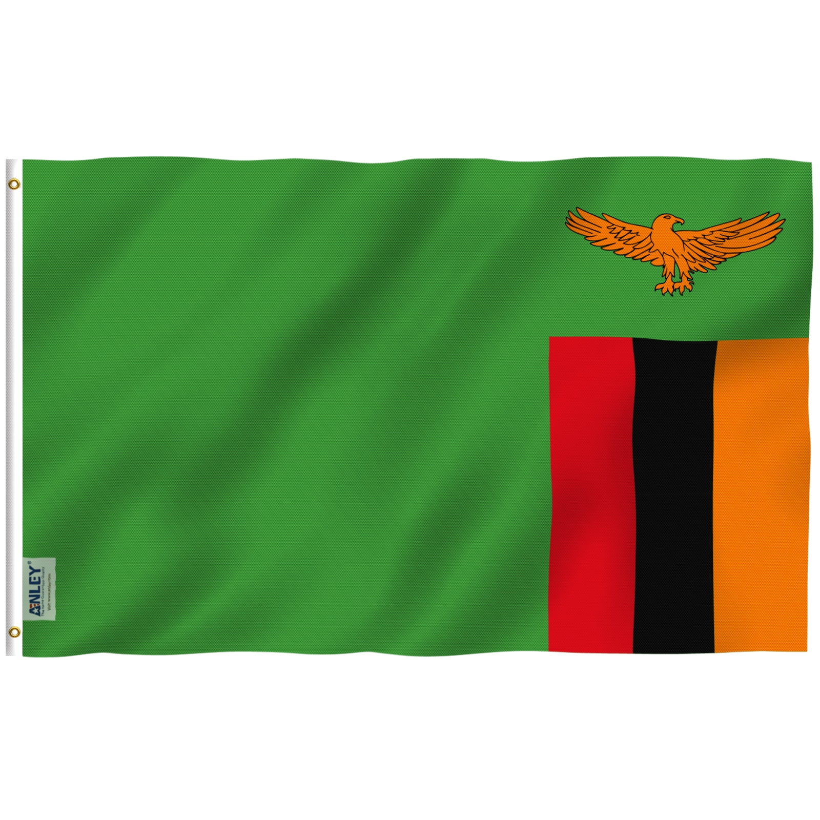 ANLEY 3' x 5' Zambia Flag - Zambian Flags Polyester - Walmart.com