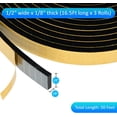 High Density Foam Weather Stripping Door Seal Strip Insulation Tape ...
