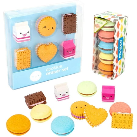 22 Pcs Cute Erasers Novelty Erasers for Kids Girls, Creative Macaron ...