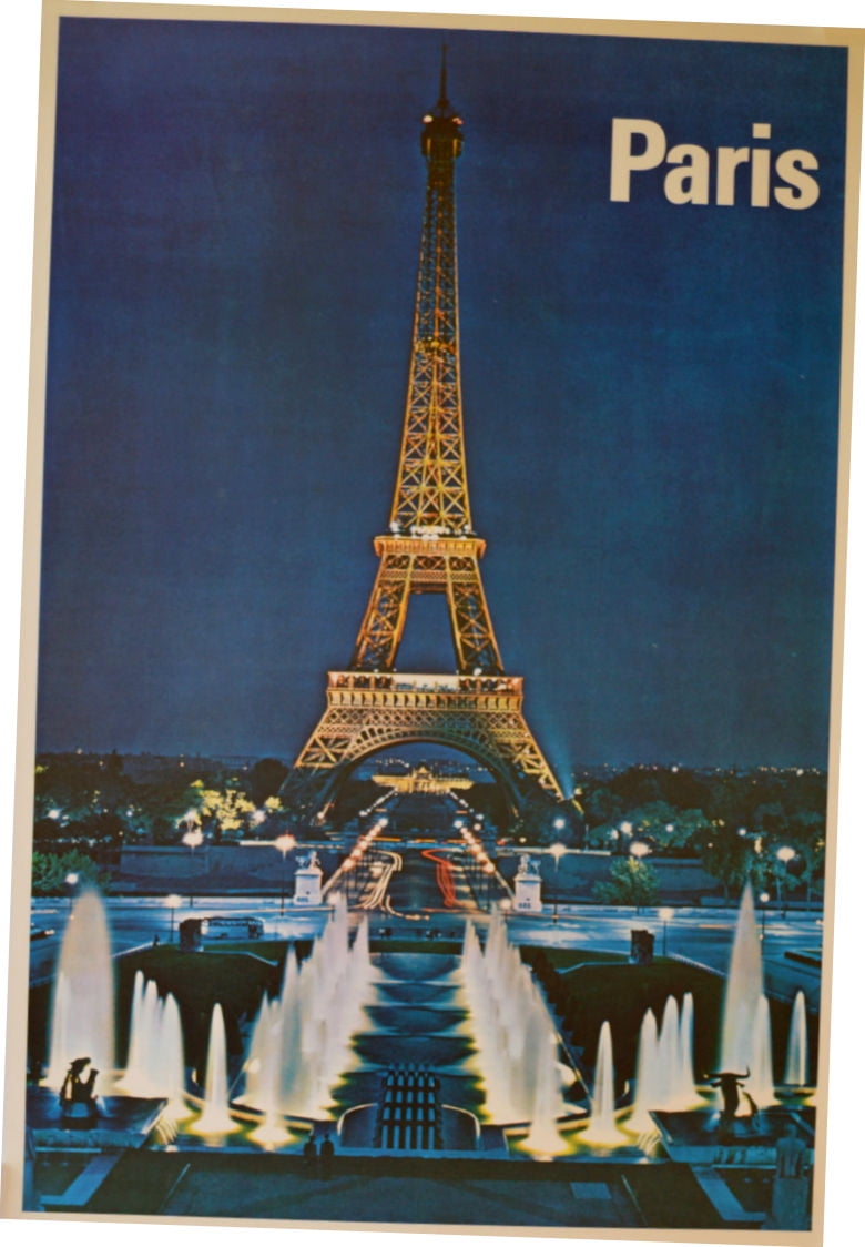 Paris Poster 24x36 Entertainment Decor Art Poster 24x36 #032915 ...