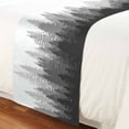 Bed Runner Forest Tree Bedding Scarves Soft Decorative Bed Flag Misty ...