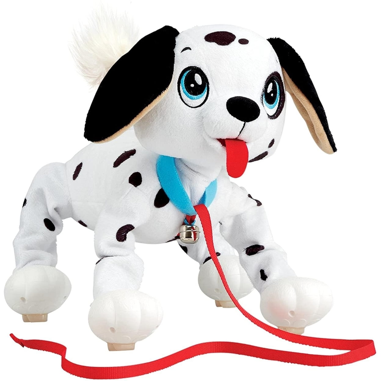 Peppy Pets Dalmatian Kids Dog Walking Runs Interactive Plush Play ...