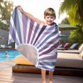 60x30inch Boho Purple Sun Sunshine Beach Towel Sunrise Sunset ...
