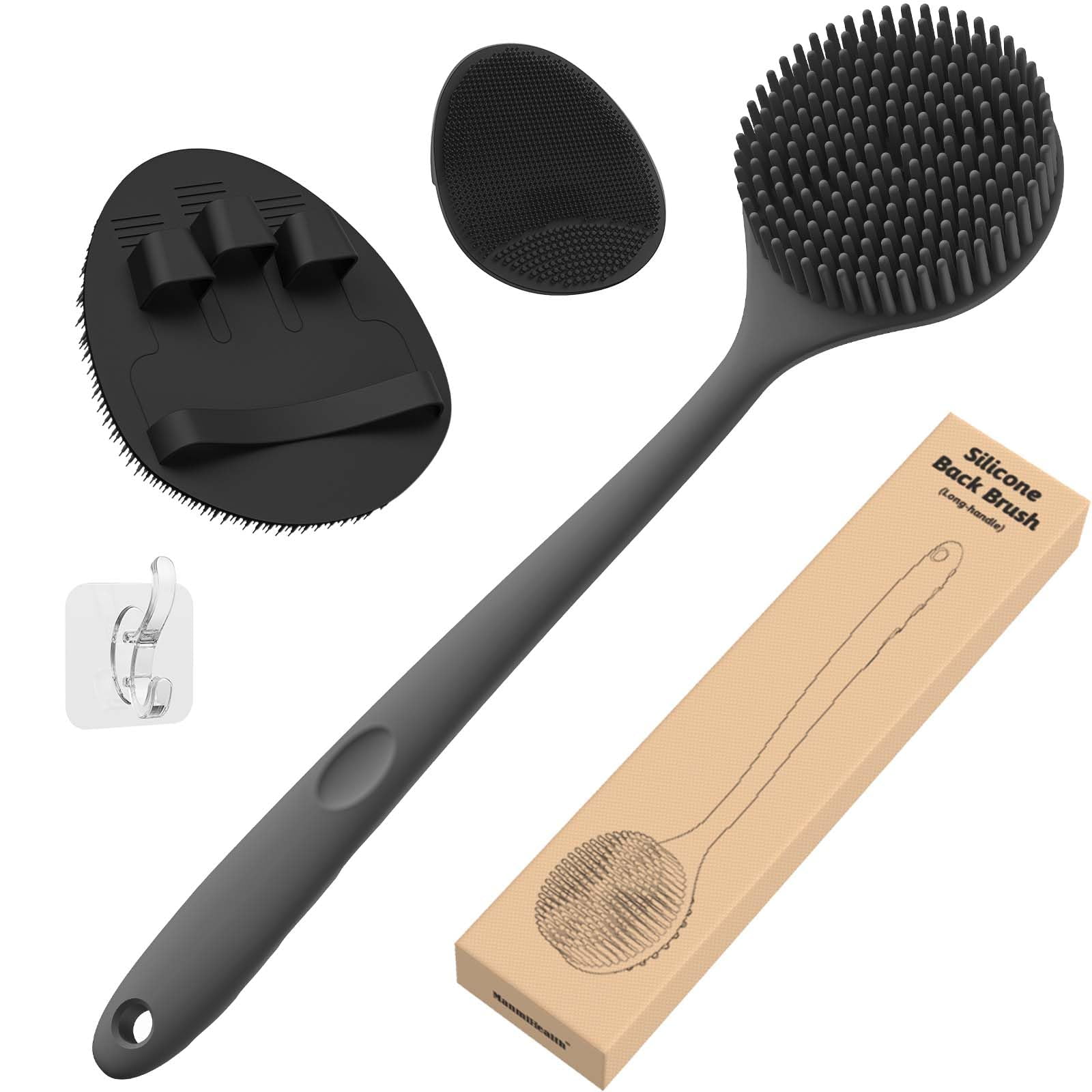 Click here for Manmihealth Silicone Back Scrubber (Thick Bristles... prices