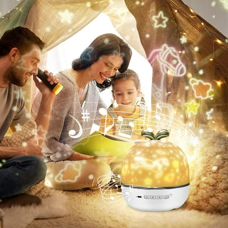 Baby Star Projector, 6 Themes Baby Projector, Lights and Music, Star ...