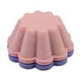 12 Pcs Flower-shaped 10-petal Flower with Side Cup Tart Cake Soap Mold ...