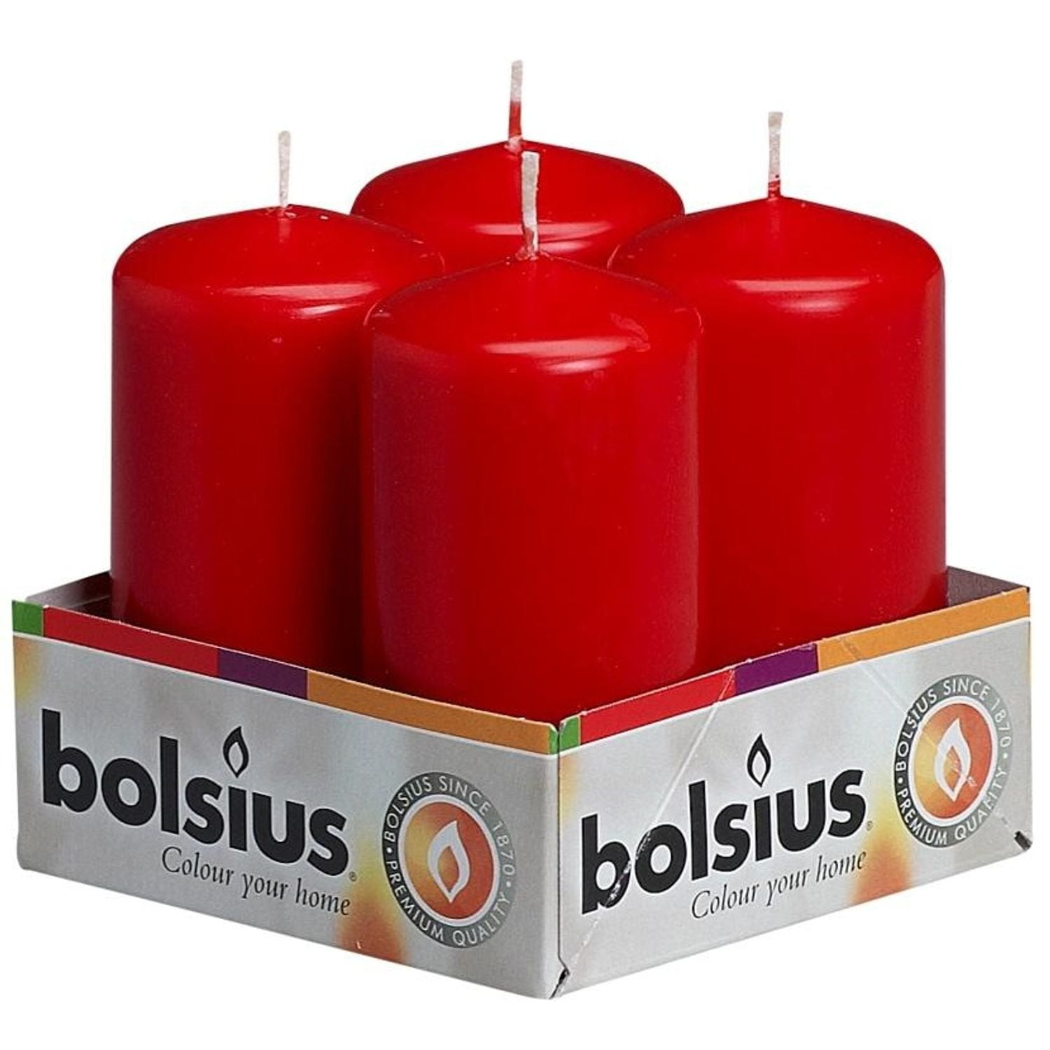 Click here for Bolsius Pillar Candle (Pack Of 4) 4in X 2in prices