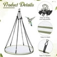 1 Pc Hanging Bird Feeder Tray — 7.9in x 20.7in, Metal Mesh Decorative ...
