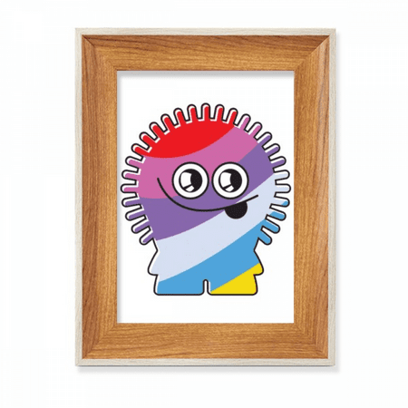 Universe And Alien Rainbow Alien Desktop Wooden Photo Frame Display ...