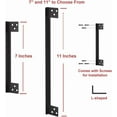 Door Latch Guard Plate, Outswing Door Security Protector, Door Latch ...