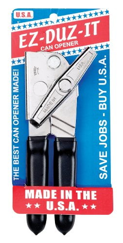 HIC Harold Import EZ-DUZ-IT 3028 Deluxe Can Opener with Grips, Black ...