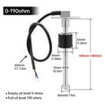 7 Color Backlight 52mm Water Level Gauge Water Level Sensor 0~190 Ohm