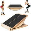 Strongtek Professional Wooden Wobble Balance Board, 17.5 inch, Anti ...