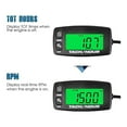 Runleader Digital Hours Tachometer Hour Meter HM032A Waterproof LCD for ...