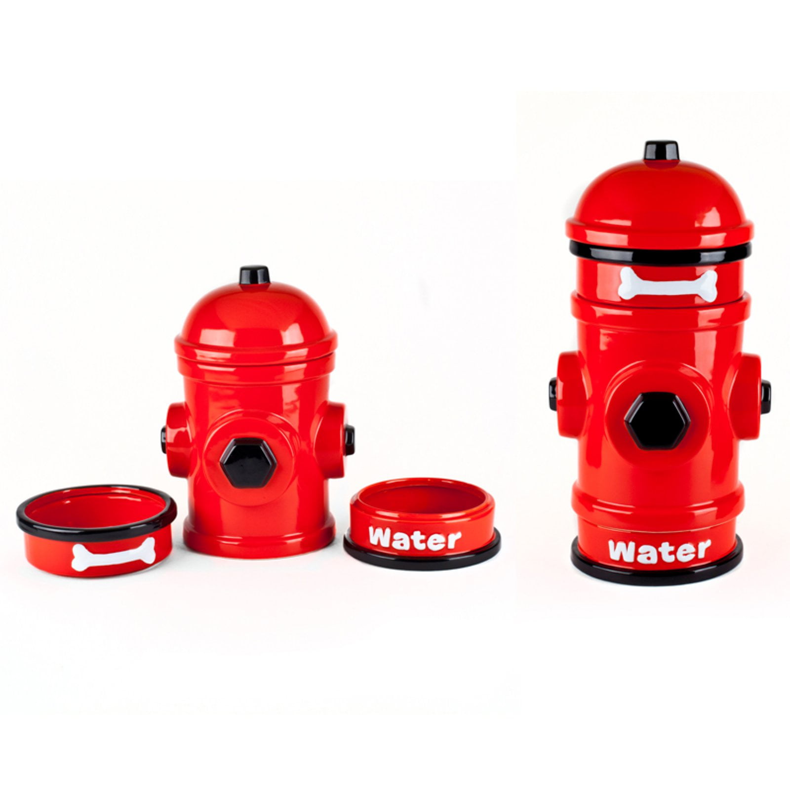 American Kennel Club Fire Hydrant Jar and Bowl Set - Walmart.com
