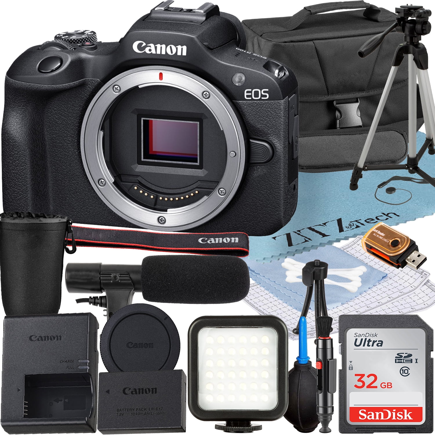 Click here for Canon Eos R100 Mirrorless Camera (Body) With Sandi... prices